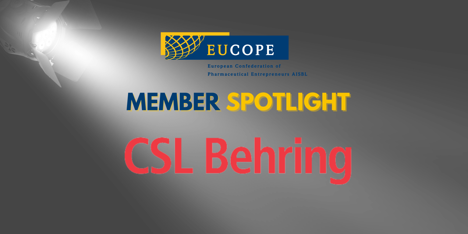 EUCOPE Member Spotlight: Q&A with CSL Behring